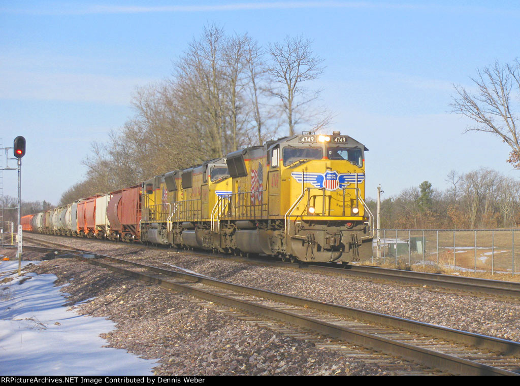 UP 4749, UP's Wyeville Sub.